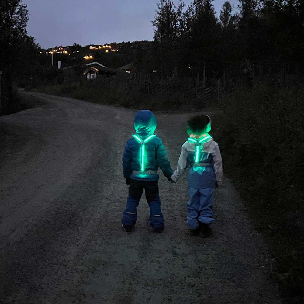 GROSETH LIGHT YV refleksvest med LED-lys | Bull Ski & Kajakk AS